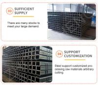 China API Pipe Prime ASTM 50 x 50 Square Tubing for Carports Square Galvanized Tube and 1-6m Length for sale