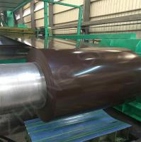 China 15/5 Microns Guarantee Paint Coating Chocolate Brown Color 0.47*914mm Size Prepainted PPGI Steel Coil for Thickness 0.12-1mm for sale