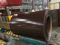 China 15/5 Microns Guarantee Paint Coating Chocolate Brown Color 0.47*914mm Size Prepainted PPGI Steel Coil for Thickness 0.12-1mm for sale
