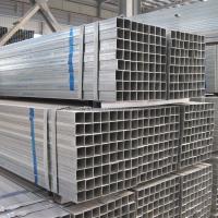 China GB Standard GI Galvanized Square Rectangular Tube with 12M Length and 2mm Thickness Guaranteed 50x100mm 100x100mm Size for sale