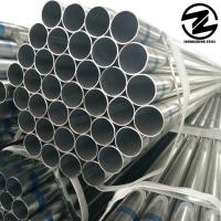 China 16 ft Galvanized Steel Pipe Hollow Round Tube for Slightly Oiled Carbon Steel Material for sale
