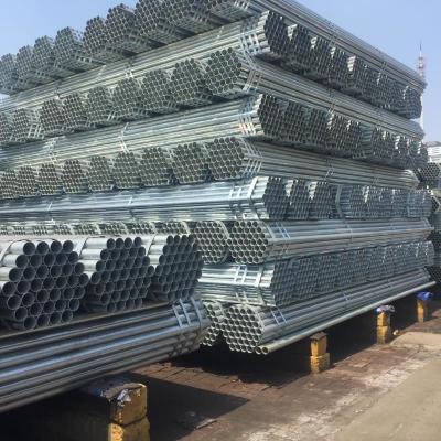 China Round Section Shape ASTM A106 Sch 40 ERW GI Galvanized Steel Pipe with ±1% Tolerance for sale