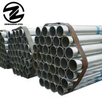 China 1.5 Inch 150mm Diameter Galvanized Pipe Technique ERW Galvanized Steel Pipe Invoicing by actual weight for sale