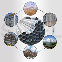 China Galvanized Coated Seamless Round Steel Pipe for Green House Frame ASTM A106 Sch 40 ERW GI Iron Making Container for sale