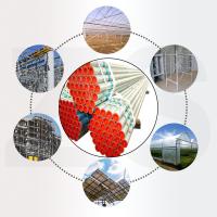 China Galvanized Coated Seamless Round Steel Pipe for Green House Frame ASTM A106 Sch 40 ERW GI Iron Making Container for sale