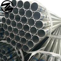 China 12M Length Galvanized Steel Pipe 102mm Diameter ERW Technique for Carport 1.5 Inch per Meter for sale