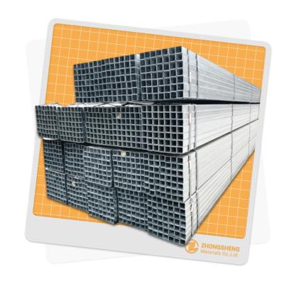 China High Tensile Strength Galvanized Steel Pipe for Trailer in 40x60 Rectangular Shape and CIF Term for sale