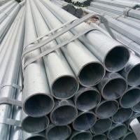 China Non-Alloy Galvanized Iron Scaffolding Pipes for Ship 200mm Diameter and Sgp 12 Round Section Shape for sale