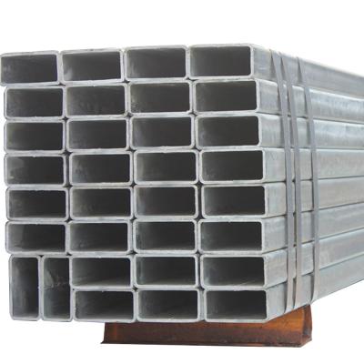 China Slightly Oiled Large Diameter Galvanized Tube Square Rectangular Steel Culvert Pipe Hot Dipped Galvanized Steel Pipe for sale