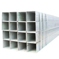 China 50 x 50 Square Galvanized Steel Pipe Tube 100 x 100 x 4 mm ASTM BS GI Invoicing by Actual Weight for sale