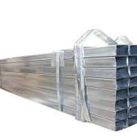 China Galvanized 2x2 4x4 inch Square Pipe Metal Fence Post Hot Dip GI Galvanized Steel Square Tube Pipe for sale