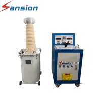 China 100kV Power Frequency AC Withstand Test System 20 kVA Oil-Immersed Testing Transformer for Medium Voltage Power Equipment Switchgear Transformer Insulation Testing for sale