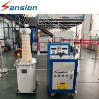 China 100kV Power Frequency AC Withstand Test System 20 kVA Oil-Immersed Testing Transformer for Medium Voltage Power Equipment Switchgear Transformer Insulation Testing for sale