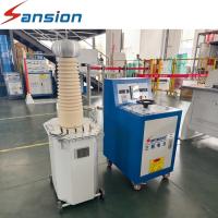 China High Voltage AC Insulation Withstand Test System 20 kVA 100 kV Oil-Filled Test Transformer with Manual Voltage Control for Power Switchgear Electrical Equipment Insulation Testing for sale