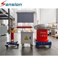 China Low Partial Discharge 50kV AC Withstand Testing Equipment 5kVA Power Frequency Test System with Electric Control Console for High Voltage Insulation Evaluation for sale