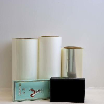 China Transparent Plain Clear Hot Stamping Film BOPET Films For Food Commodity Packaging for sale