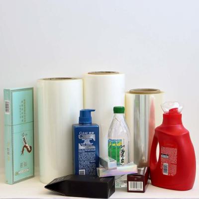 China BOPP Glossy Clear Film 10mic-50mic Transparent Gloss Lamination Film Impact Resistance for sale