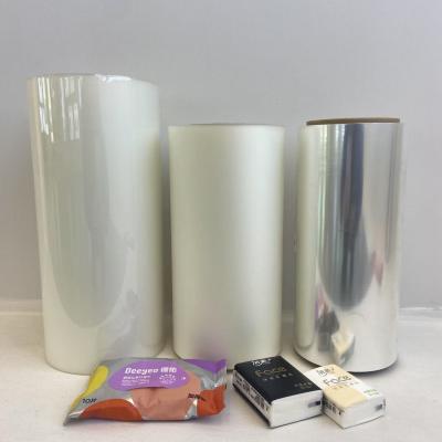 China Customizable Heat Sealable Packaging BOPP Film Jumbo Roll 12-40 Microns for sale