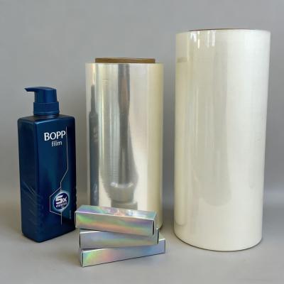 China Both Sides Heat Sealable Coextruded BOPP Label Film High Gloss Low Haze Excellent Printing Effect 40-70μm for Premium Daily Product Labels for sale