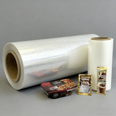 China One-Side Heat Sealable Low Temperature BOPP Film High Tensile Strength Transparent Packaging Film 18-36μm For Food Packaging for sale