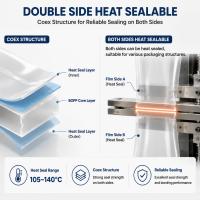 China Ultra-Low COF BOPP Heat Sealable Film Smooth Runnability 15-25um High Speed Wrapping Machine for sale