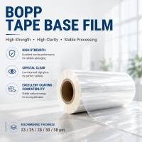 China Security Tamper Evident BOPP Tape Film 25-38 Micron High Tensile for Anti-Theft Carton Sealing Tape for sale
