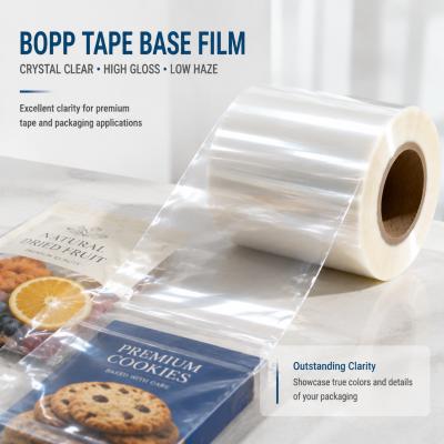 China Security Tamper Evident BOPP Tape Film 25-38 Micron High Tensile for Anti-Theft Carton Sealing Tape for sale
