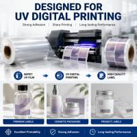 China Online Coated UV Enhanced BOPET Film 12um 15um Premium Gift Packaging High Gloss Low Haze for sale