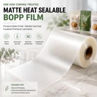 China High Moisture Oxygen Barrier BOPP Heat Sealable Film Extended Shelf Life Snack Food Packaging 15-60 Micron for sale