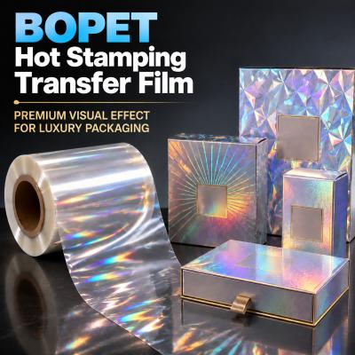China High Adhesion Multi Color Customized BOPET Hot Stamping Film for PVC WPC Door MDF Board for sale