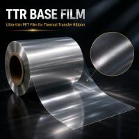 China Smooth Surface Uniform Thickness BOPET TTR Base Film for Thermal Transfer Ribbon Coating for sale