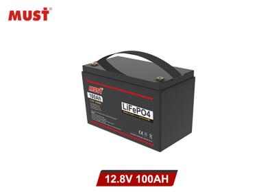 China MUST Li Ion 12.8V Lithium Phosphate Rechargeable Battery , 120ah Lithium for sale