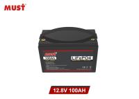 China MUST Li Ion 12.8V Lithium Phosphate Rechargeable Battery , 120ah Lithium for sale
