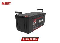 China 25.6V Solar Lithium Ion Iron Phosphate Battery , 125ah Lithium For Inverters for sale
