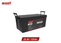 China MUST Li Iron 25.6 V Lithium Battery , Solar Inverter Lithium Battery Rechargeable for sale