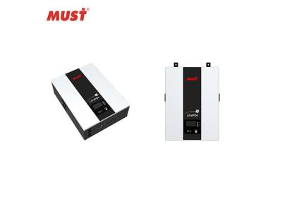China MUST Lifepo4 100A Lithium Ion Solar Battery Wall Mounted For UPS for sale