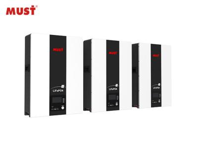 China MUST Wall Mounted 51.2V 200ah Lithium Ion Battery 4000 Times SPPC Case for sale