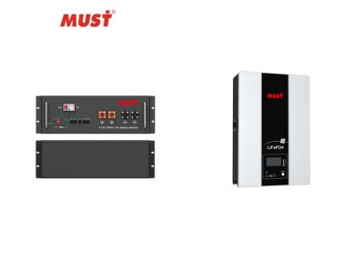 China 48V Lifepo4 Lithium Phosphate Solar Batteries , MUST Battery With 3.2V Li Ion Cell for sale