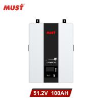 China Waterproof Rechargeable Lifepo4 Lithium Ion Battery 48V 100Ah for sale