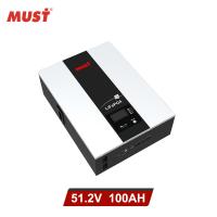 China Waterproof Rechargeable Lifepo4 Lithium Ion Battery 48V 100Ah for sale