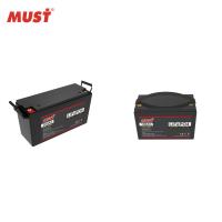 China MUST 100 Amp Hour 12V Lithium Ion Battery Deep Cycle With LCD Bluetooth for sale