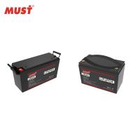 China Black Portable 12V LiFePO4 Lithium Battery Pack UN38.3 Standard for sale
