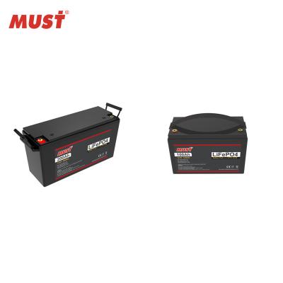 China LiFePO4 2560WH Lithium 12V 100ah Battery Rechargeable For Ups System for sale