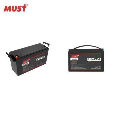 China Marine 12V 100ah Lithium Ion Deep Cycle Battery For UPS System for sale