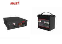 China MUST 200AH Rack Mount Lithium Battery , 3.2 V Lithium Ion Battery Portable for sale