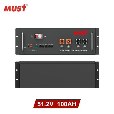 China 100AH 48 Volt Lithium Iron Phosphate Battery , Lifepo4 Deep Cycle Battery BMS for sale