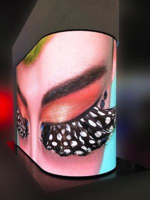 China Curved Flexible Led Video Screen Display Panels LED Wall Solutions for sale