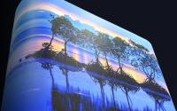 China Custom Shape Flexible LED Display Panels Adjustable Large LED Advertising Screens for sale