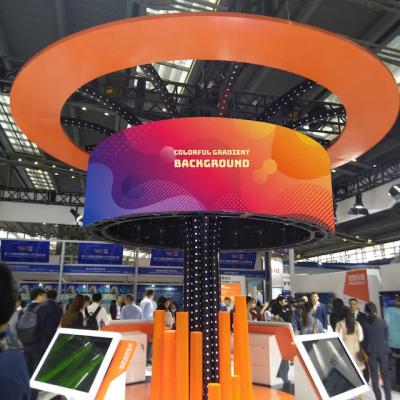 China Customized Flexible LED Screen Panel Solution LED Display For Advertising for sale