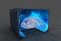 China Customized Resolution LED Projection Domes Screen For Theater for sale